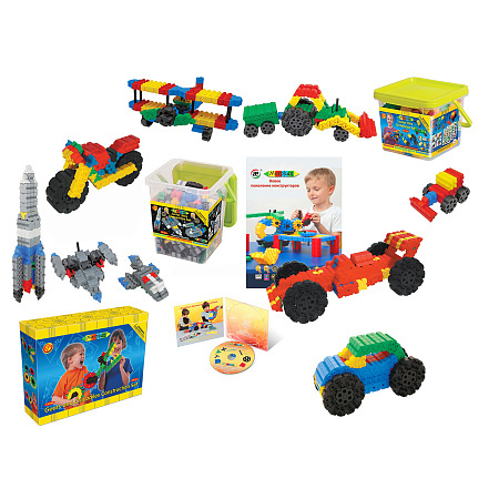Набор конструкторов Morphun STEM. Конструируем транспорт