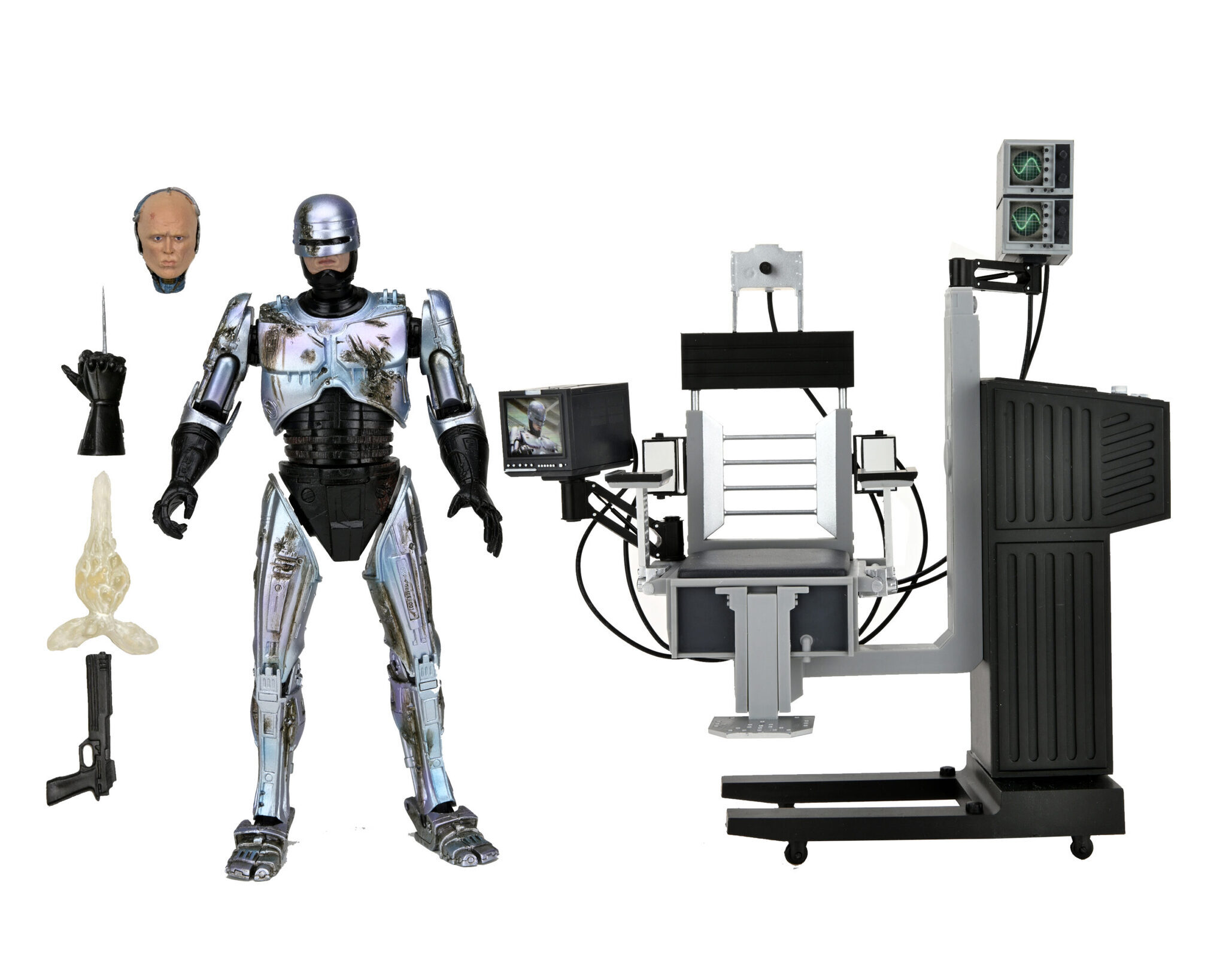 Фигурка NECA Robocop: Robocop Battle-Damaged w/ Chair – купить за 6590 ...