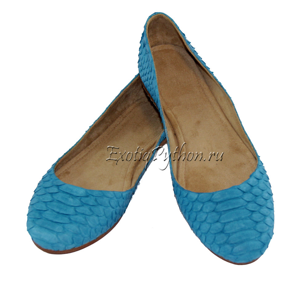 Балетки из кожи питона SH-5 >> Exotiq Python