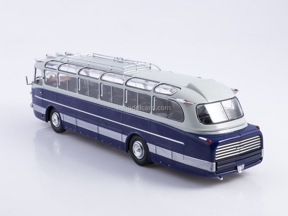 Ikarus 55 blue-white 1:43 Modimio Our Buses #46