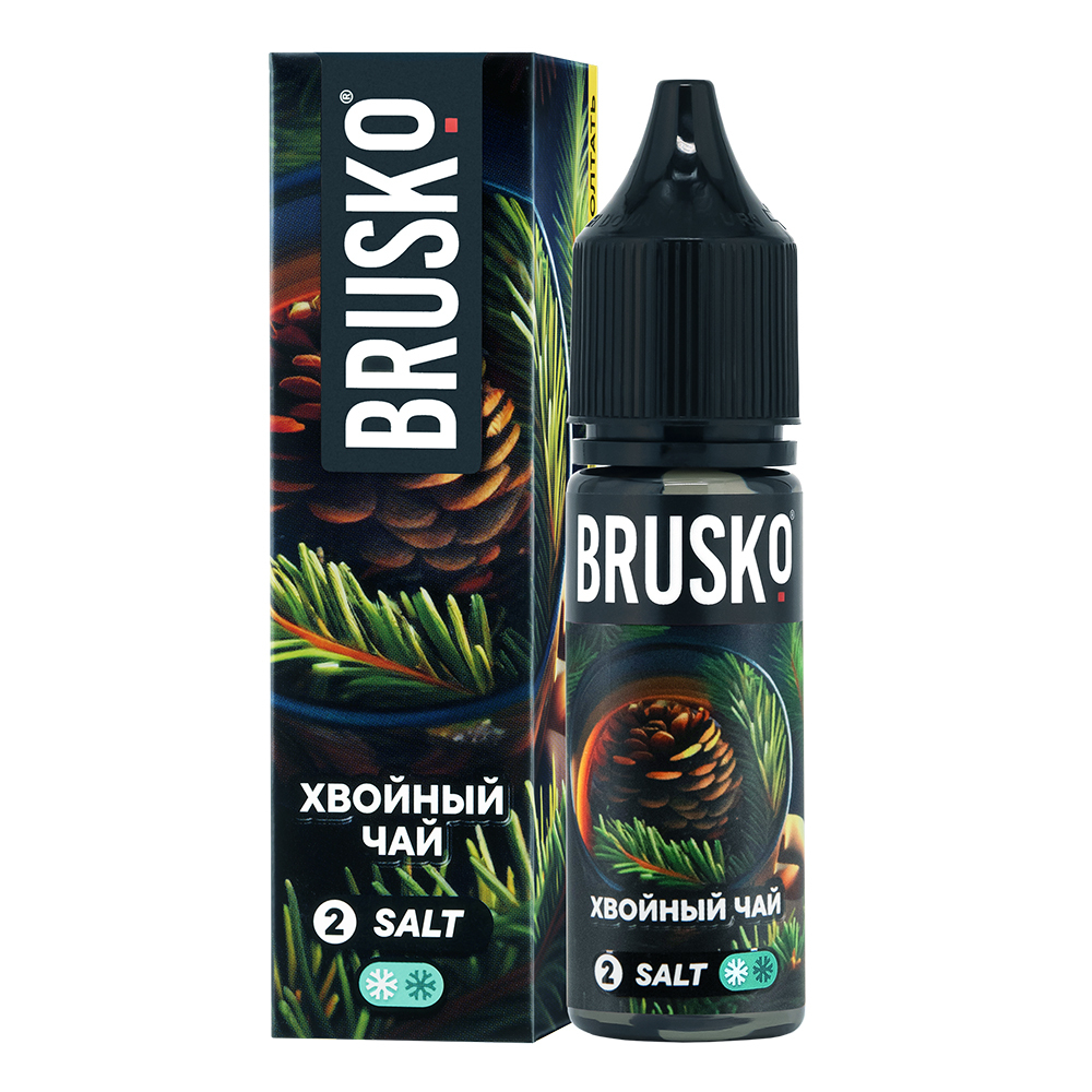 Купить жидкость для вейпа BRUSKO Salt (Chubby) 2% 35 ml - Хвойный чай ...
