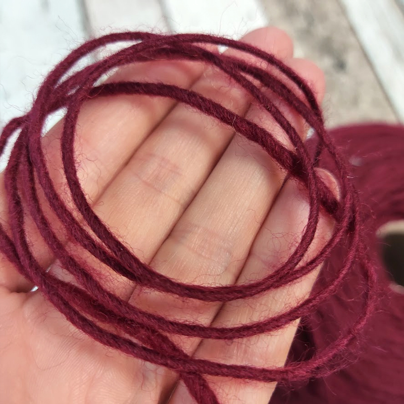 Меринос POOL FILATI / ARIANNA 210 бордовый