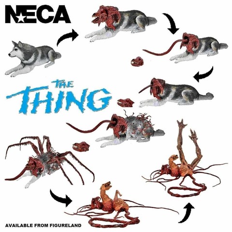 «NECA - The Thing Deluxe Ultimate Dog Creature 7" Scale Action Figure ...