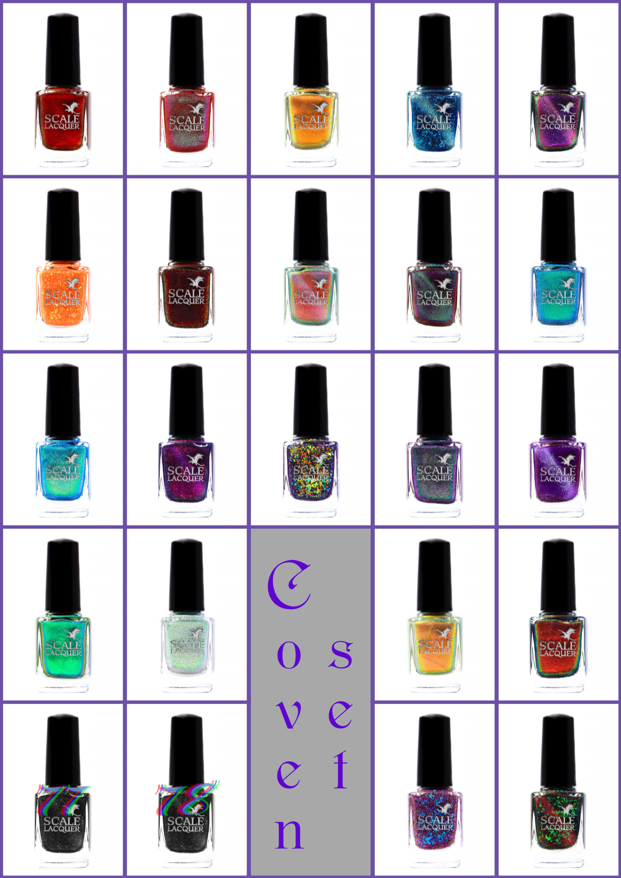 Coven set - купить | Scale Lacquer