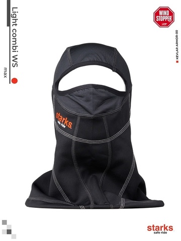 Подшлемник ветрозащитный Starks Light Combi WS max: купить в Москве и ...