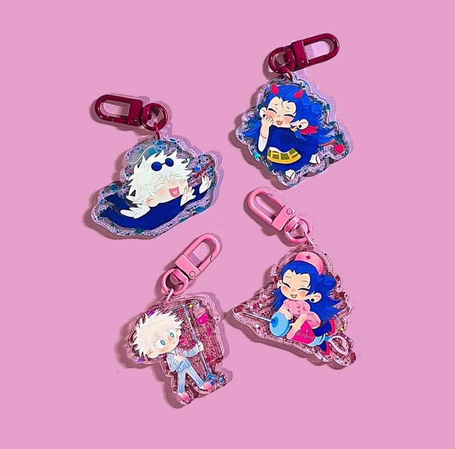 Случайный акриловый брелок "Сатору или Сугуру. Гача" (Djuney9) – купить по выгодной цене ...