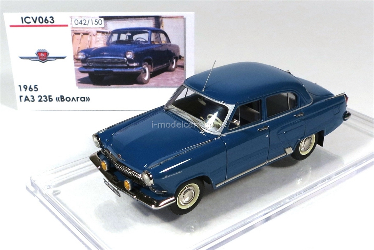 MODEL CARS GAZ-23B Volga 1965 Limited Edition of 150 1:43 ICV063