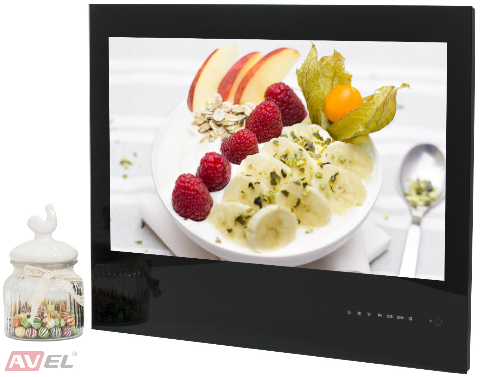 Телевизор для кухни Avel AVS240KS black – купить по отличной цене в ...