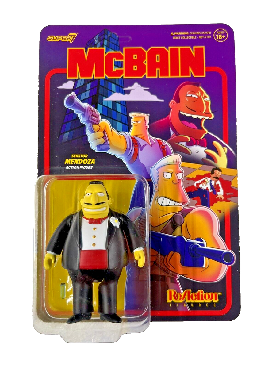 Фигурка Super7 The Simpsons. McBain: Senator Mendoza – купить за 2590 ...