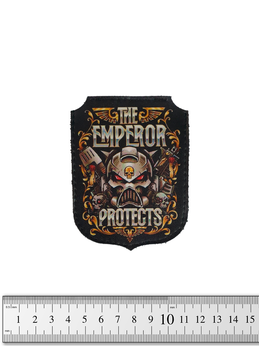 Шеврон Warhammer 40k. The Emperor Protects винил – купить за 400 ₽ | OrcTac