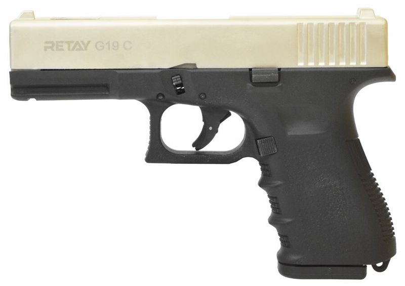 Охолощенный пистолет Retay G17 копия Глок 17 СХП под холостой патрон 9 ...
