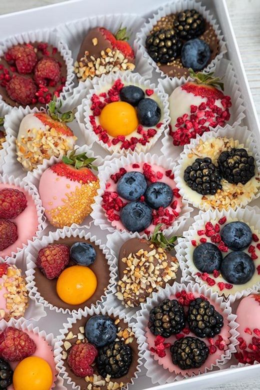 Клубника в шоколаде. Премиальный Бельгийский шоколад Callebaut.