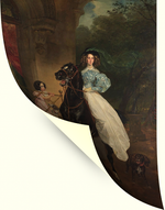 Картина для интерьера "Всадница", художник Брюллов Карл Павлович. Купить.
