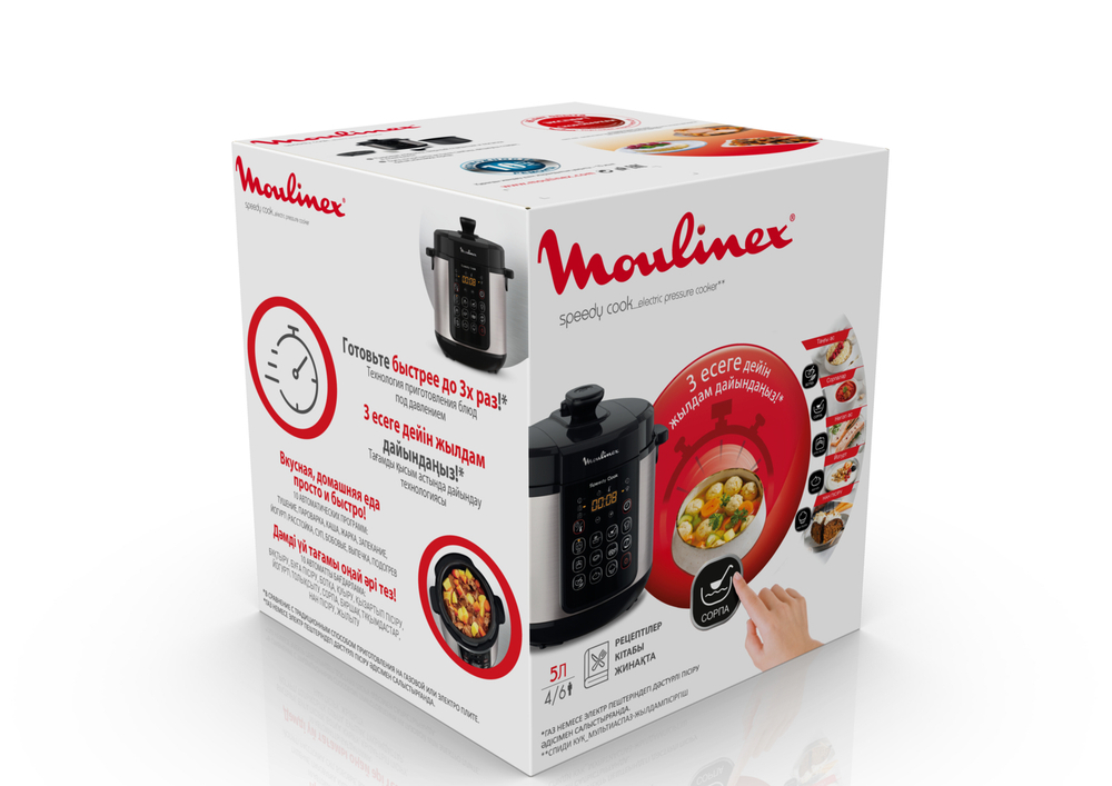 Мультиварка-скороварка Moulinex CE222D32 по цене 15 999 ₽ в магазине ...