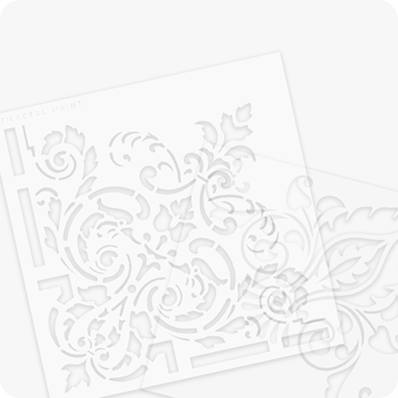 ТРАФАРЕТЫ ИЗ ПЛАСТИКА | Fractal Paint