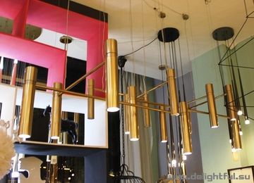 replica TUBULAR HORIZONTAL LIGHT by HENGE 12 lights