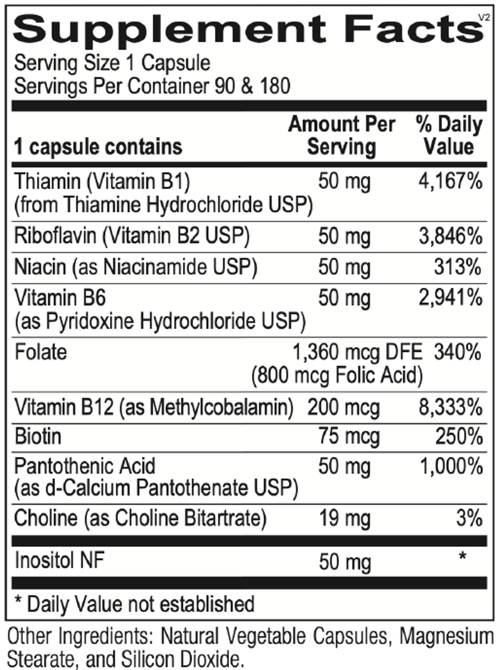 Meta B-Complex 90 caps - купить по выгодной цене | Sau