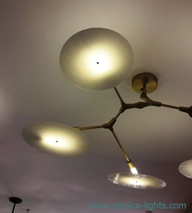 replica Lindsey Adelman 12 -shade Porcelain Disc Branching 1