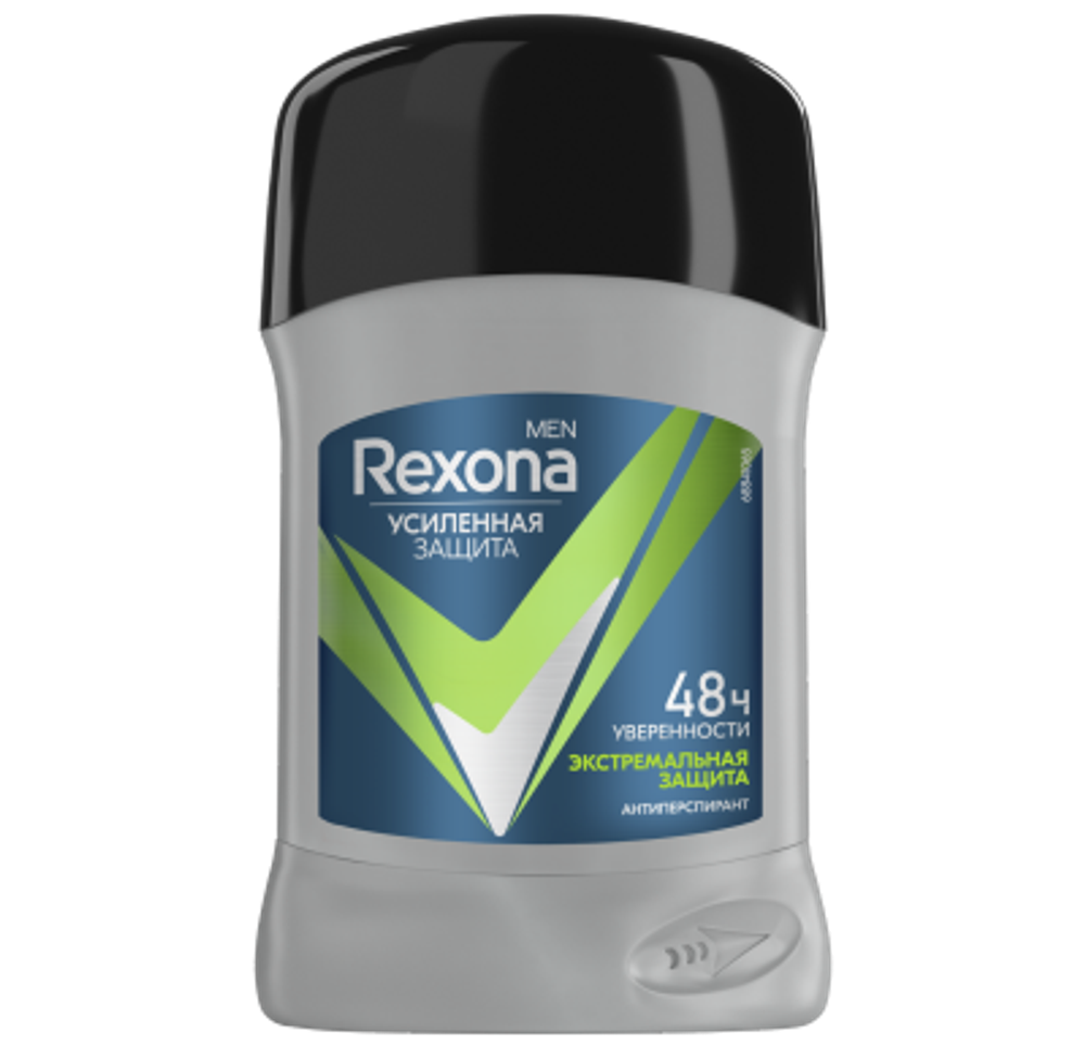 Rexona Men Дезодорант-антиперспирант стик Экстремальная защита, 50 мл ...