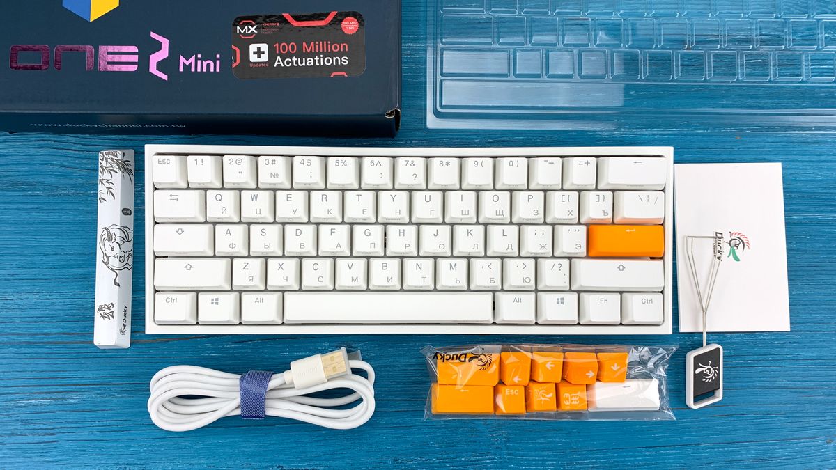 Ducky One 2 Mini Cherry MX RGB Blue купить с доставкой | Geekboards