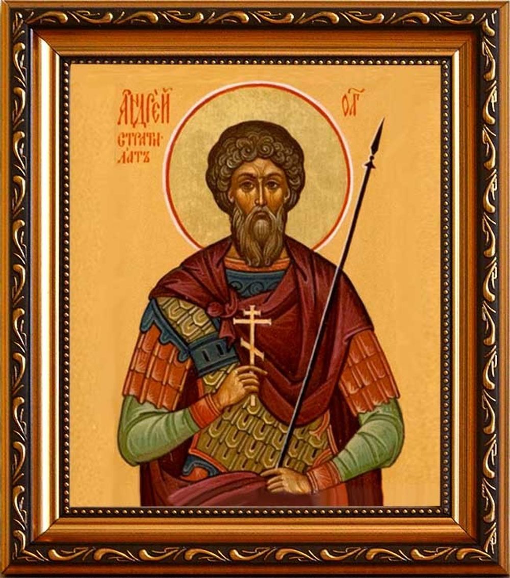 Купить икону Андрей Стратилат Таврийский мученик. Икона на холсте