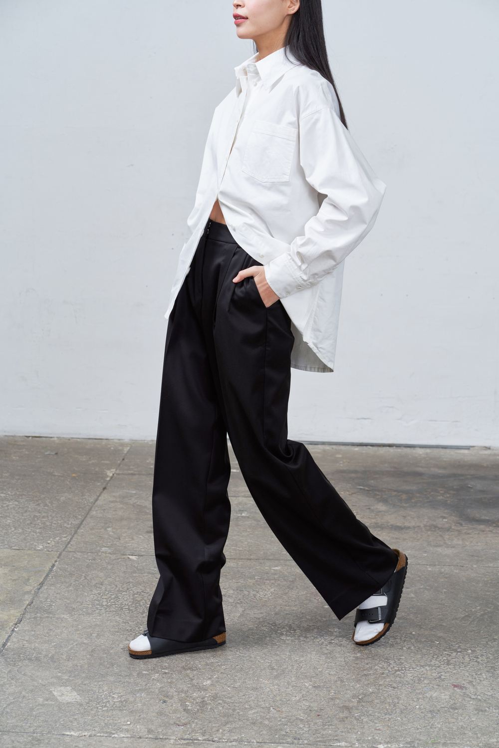 Женские Брюки Uru Black - сделать заказ или купить в магазине в центре Москвы | STREET PIE STUDIO