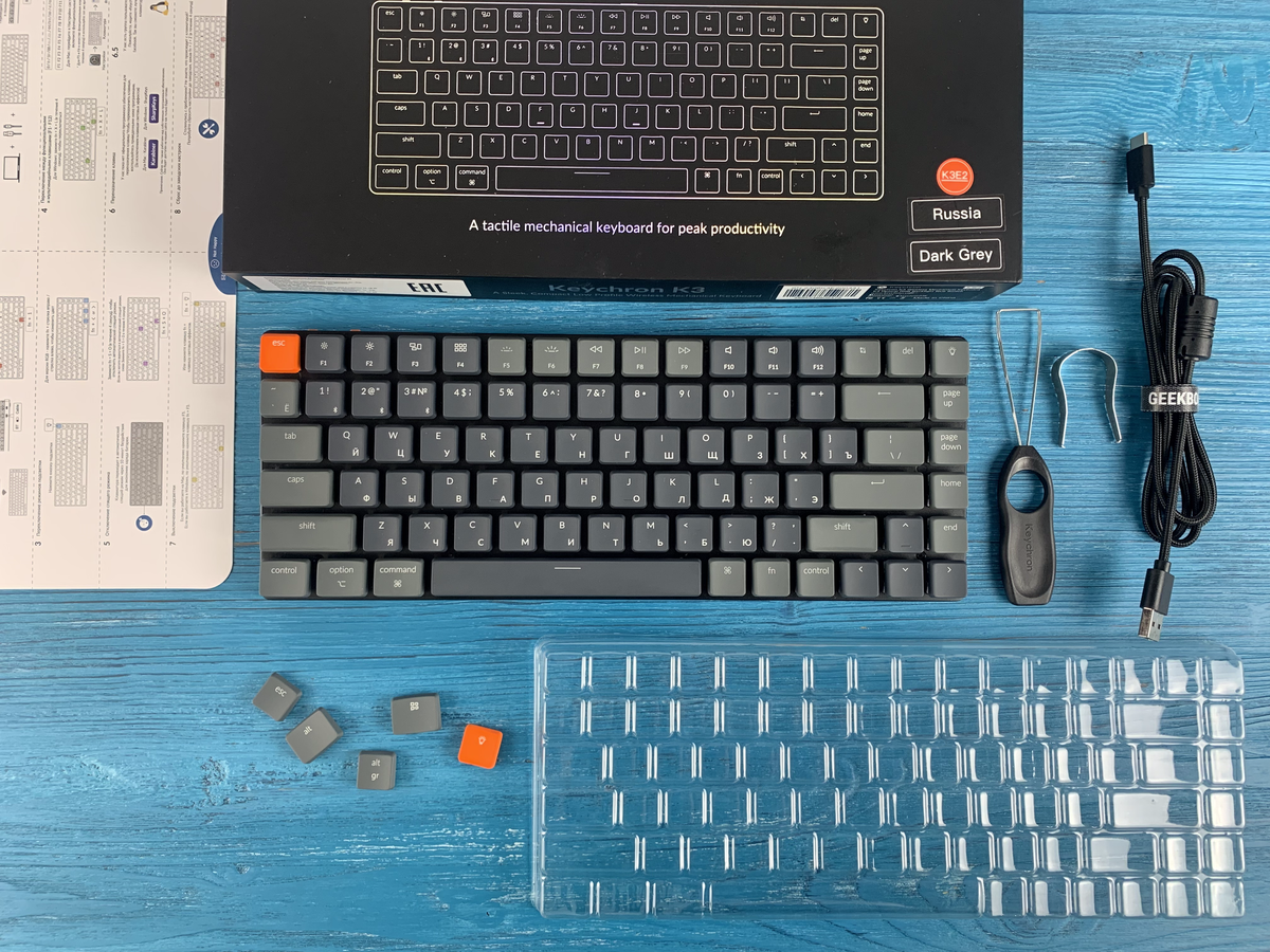 Keychron K3 V2 RGB Keychron Optical Low Profile Blue — купить на сайте ...