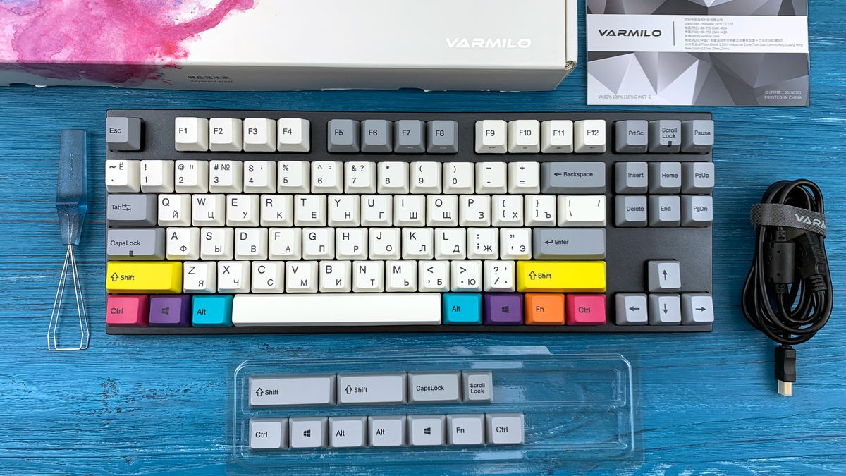 Varmilo VEA87 Vintage Days Cherry MX Speed Silver (mini USB) — купить ...