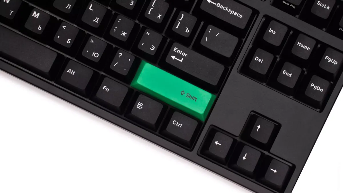 Клавиша Geekboards «Shift» Green купить с доставкой | Geekboards