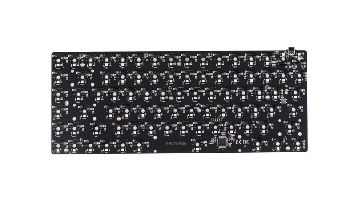 KBD75RGB HOT-SWAP PCB плата 75% купить с доставкой | Geekboards