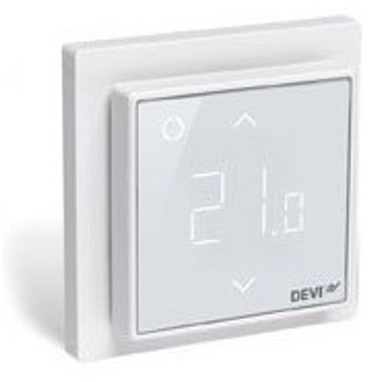 Терморегулятор Devi DEVIreg Smart Wi-Fi Polar White (полярно-белый) 140F1140 - купить по низкой ...