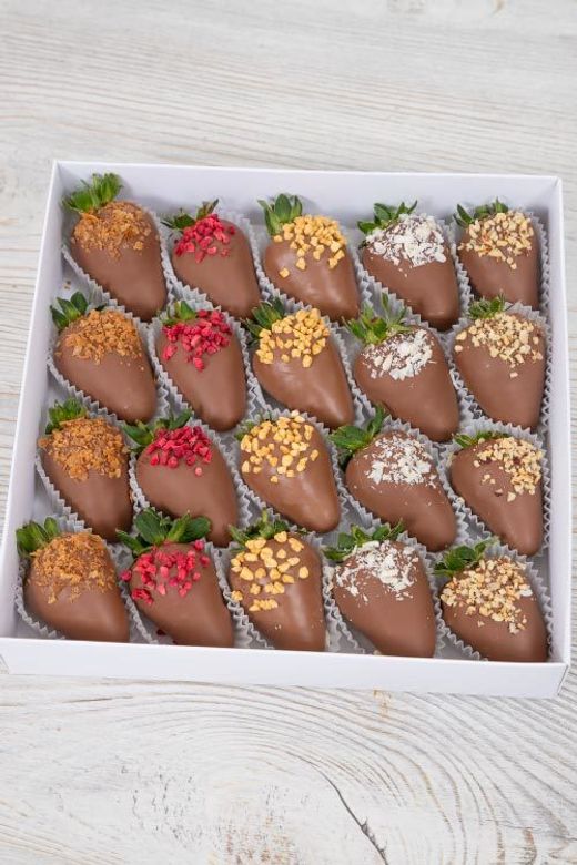 Клубника в шоколаде. Премиальный Бельгийский шоколад Callebaut.