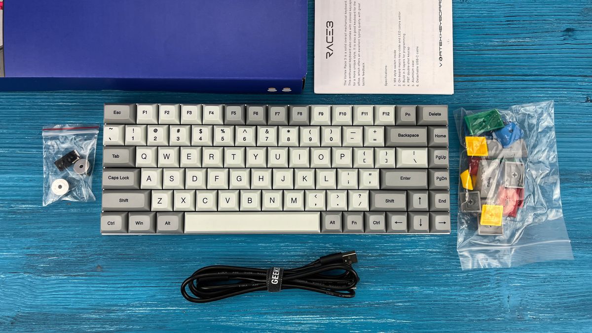 Vortex Race III RGB Cherry MX RGB Brown — купить на сайте профессиональных клавиатур Geekboards