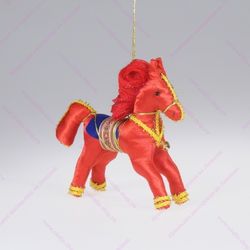 Ёлочная игрушка Лошадка купить у производителя ☆ Кукольная мастерская ...