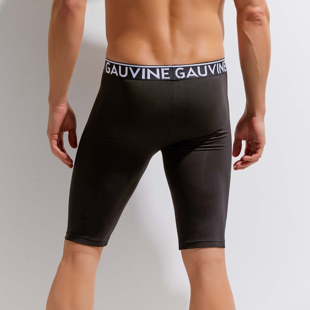 Мужские трусы боксеры удлиненные черные GAUVINE 3016 – купить за 2268 ...
