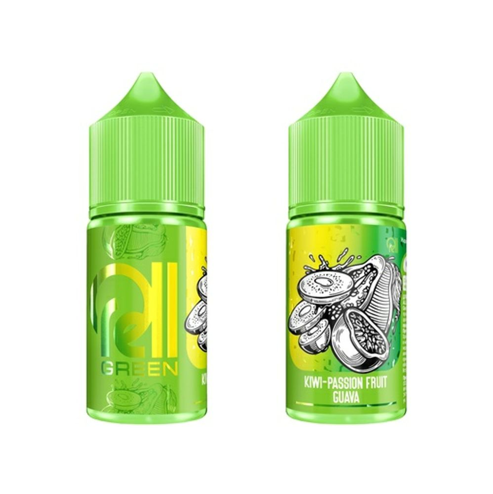 Жидкость RELL Green: Kiwi Passion Fruit Guava 30мл