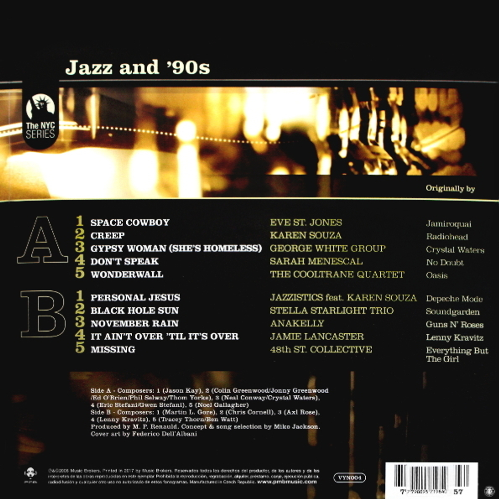 Виниловая пластинка Jazz And '90s - The Coolest And Sexiest Songbook Of ...