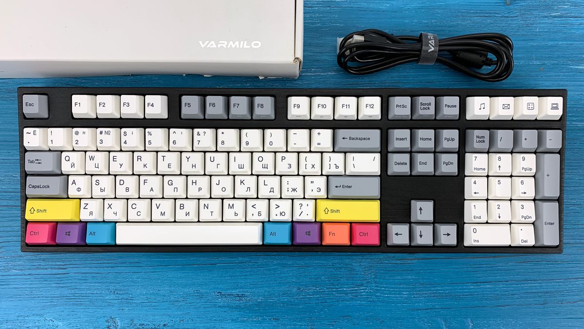 Varmilo VA108M Vintage Days Cherry MX Silent Red — купить на сайте ...