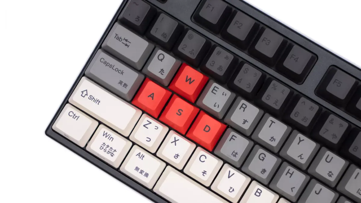 Набор из 4 клавиш Geekboards «WASD» Red купить с доставкой | Geekboards