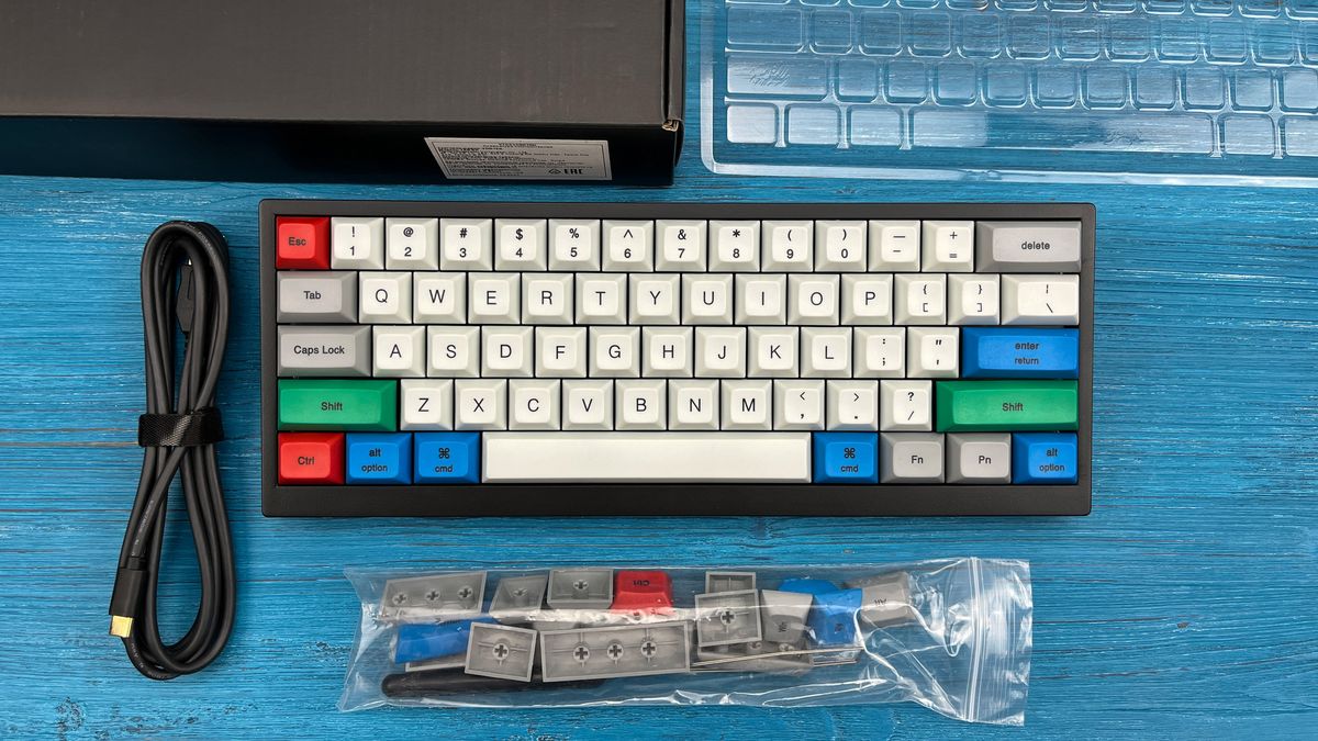 Vortex Tab 60 Cherry MX Silent Black купить с доставкой | Geekboards