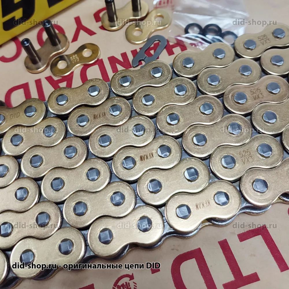 Цепь DID 525 VX3 - купить на официальном сайте DID-shop.ru