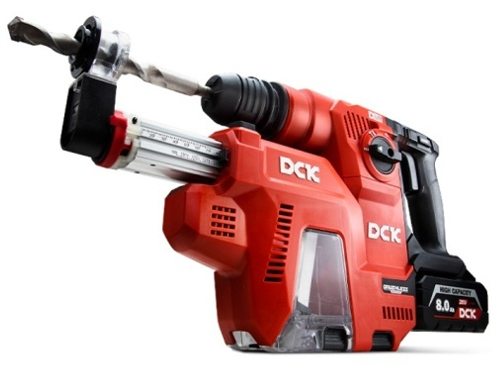 Перфоратор аккумуляторный DCK KRH20V-26 (TYPE H2K KIT) бесщеточный 18В ...