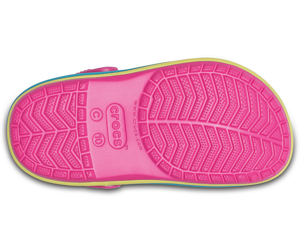 Crocs Crocband Rainbow Band Paradise Pink