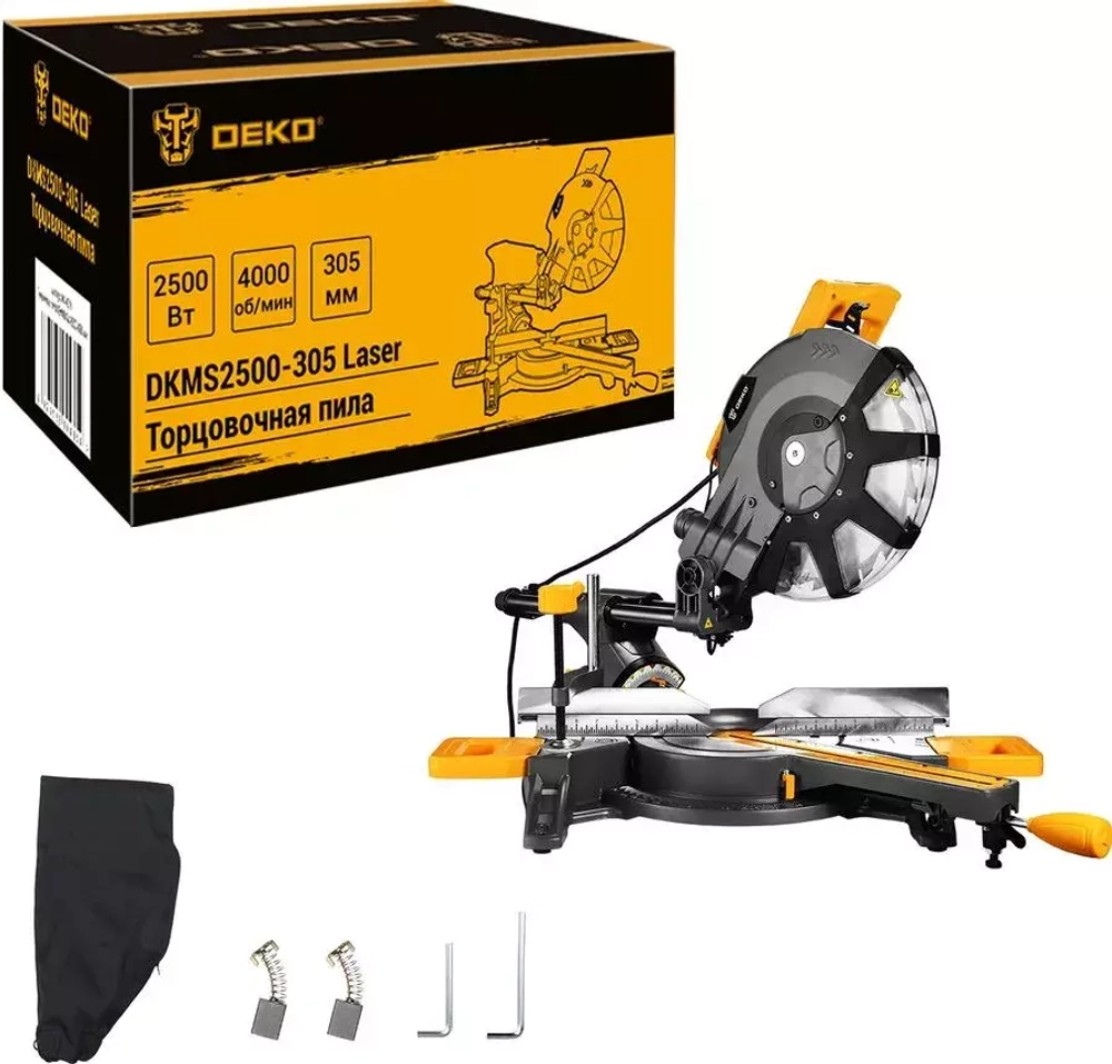 Торцовочная пила Deko DKMS2500-305 Laser (063-4316) – купить за 0 ...