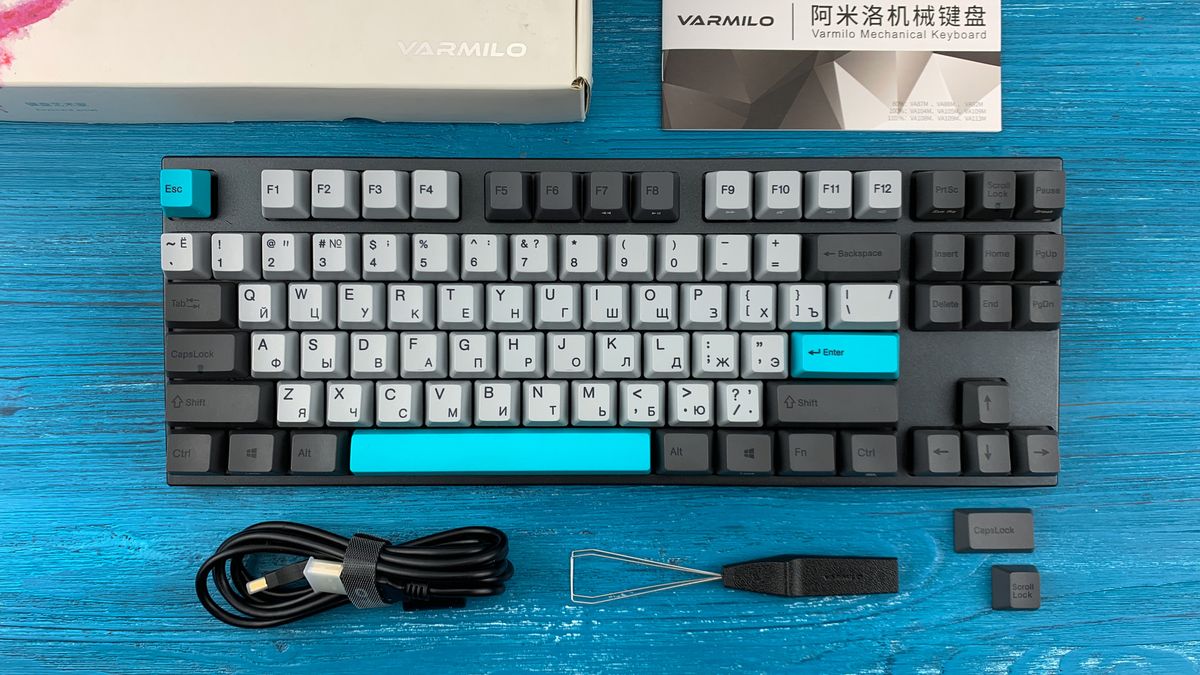 Varmilo Moonlight VA87M Cherry MX Speed Silver (mini USB) — купить на ...