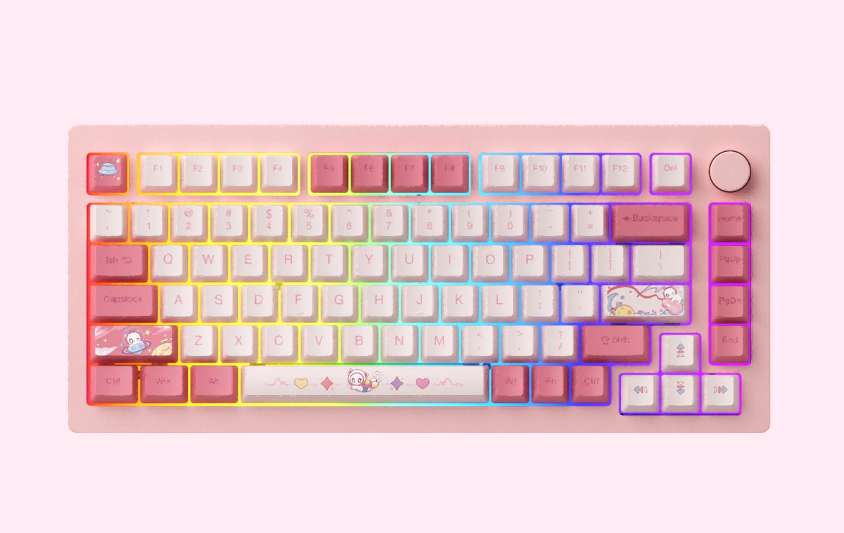 Akko Monsgeek M1W V2 Silent Pink | купить с доставкой в Geekboards