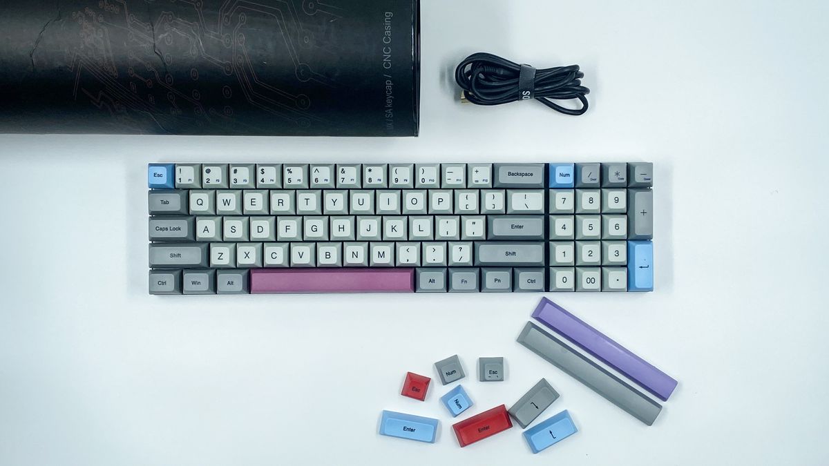 Vortex ViBE Cherry MX Silent Red — купить на сайте профессиональных клавиатур Geekboards