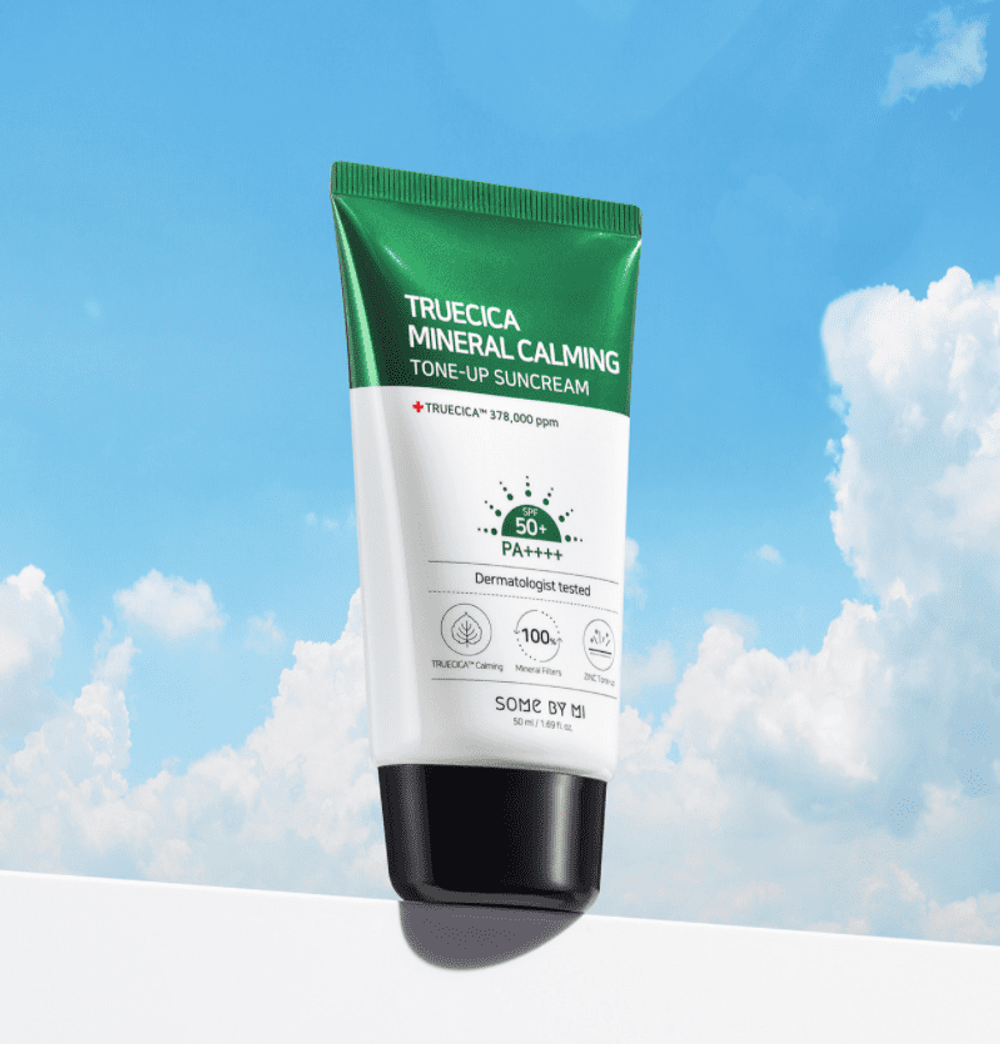 Some by mi truecica mineral 100 calming suncream SPF50 PA ONELOVEBOX SHOP