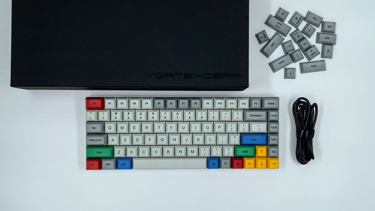 Vortex Race III RGB Cherry MX Speed Silver купить с доставкой | Geekboards