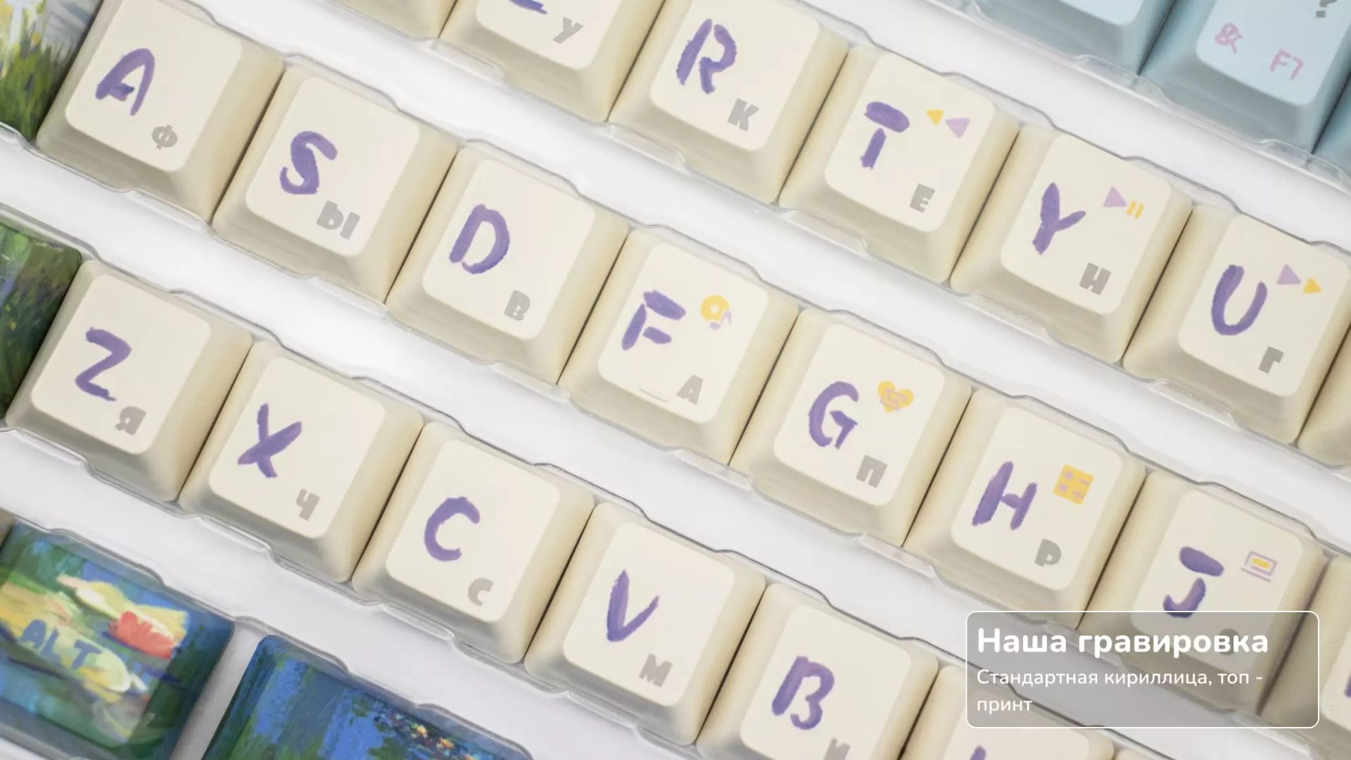 Набор клавиш Varmilo «Monet» — купить на сайте профессиональных ...